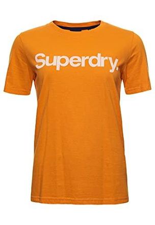 Superdry T-Shirt pour Femme CL Tee Track Gold Taille XL
