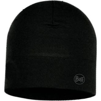 Buff Herren MIDWEIGHT MERINO WOOL M&uuml;tze SOLID BLACK