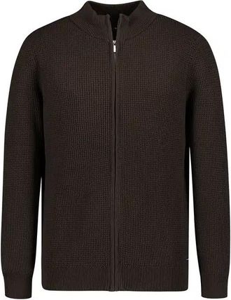 Ragman Herren Pullover braun Baumwolle unifarben