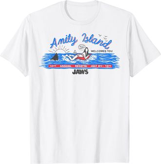 Jaws Amity Island Billboard T-Shirt