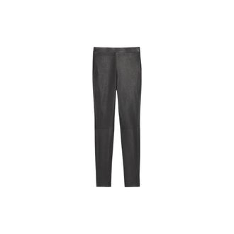 Theory Leather Hosen - - Trousers - Damen - Schwarzk - 3XS