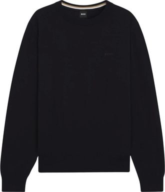HUGO BOSS Homme, Sweatshirts et sweats &agrave; capuche, Noir, Taille: L Crew Neck SweaT-shirt