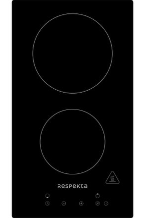 Respekta Kochfeld Bennet, Schwarz, Glas, 29x5x52 cm, Kindersicherung, Restw&auml;rmeanzeige je Kochzone, Timerfunktion, K&uuml;chen, K&uuml;chenelektroger&auml;te, Herde