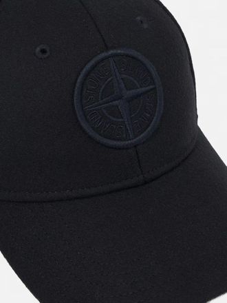 Stone Island L2S159100010S0502V00 Embroidered Logo Baseball Cap - Navy