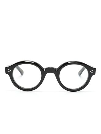 Lesca lunettes de vue La Corbs XS &agrave; monture ronde - Noir