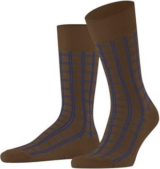 Falke Modern Tailor M So coton fantaisie 1 paire, Chaussettes Homme, Marron Tawny 5124, 43-46