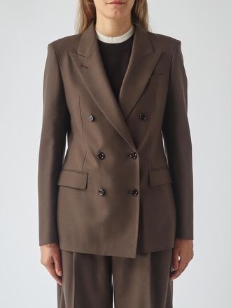 Tagliatore Blazer crois&eacute; en laine vierge &agrave; revers en pointe