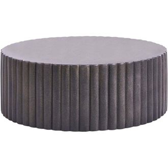 Beliani Couchtisch POZZA 117 cm 117 cm Schwarz
