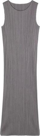 Issey Miyake Femme, Robes, Gris, Taille: 46 FR Basics Dress