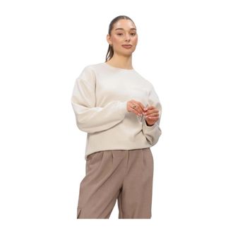 Moss Copenhagen Mschilliana IMA Q Sweatshirt - - Sweatshirts & Hoodies - Damen - Beige - M/L