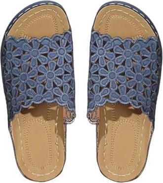 Generic Cocila Sandales Femmes Confort Beach Slope Heel Slippers Hollow Casual Bottom Shoes Sandals Orthopedic Sandals Femmes Chaussure Orthop&eacute;Dique Chaussure