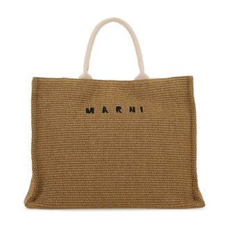 Marni Femme, Sacs, Brun, Taille: ONE Size Grand cabas panier