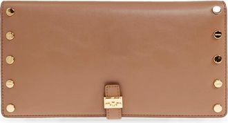 Ganni Femme, Accessoires, Beige, Taille: ONE Size Studded Wallet