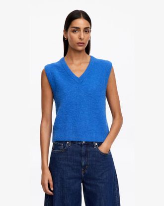 Arket Pullunder Aus Alpakawolle Und Wolle -Blau