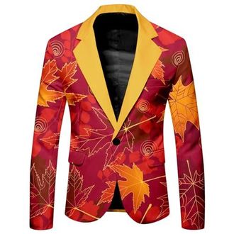 Generic Veste arc-en-ciel pour homme - Costume CSD - Blazer slim fit Pride Month - Veste de costume attrayante pour carnaval, festival, d&eacute;fil&eacute;, 008, XXL