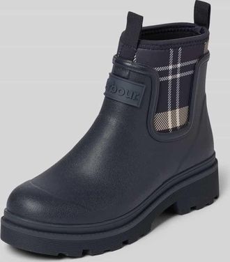 Barbour Gummistiefel mit Label-Patch Modell Cynthia