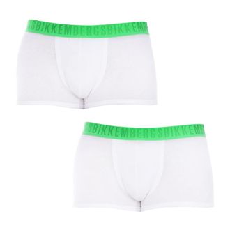 Dirk Bikkembergs Homme, Sous-v&ecirc;tements, Blanc, Taille: XL Lot de 2 boxers