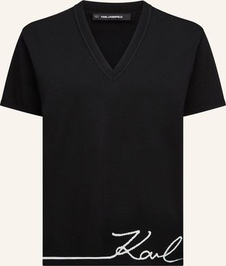 Karl Lagerfeld Top schwarz