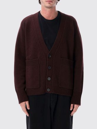 STUDIO NICHOLSON V-Ausschnitt Cardigan aus reiner Lambswool mit Taschen