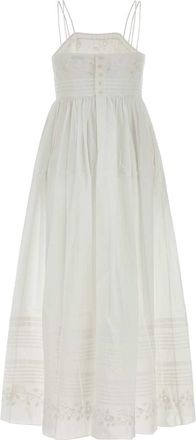 Bode Chamomile Dress - White