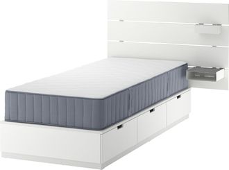 IKEA NORDLI Bettgestell + Aufbewahrung+Matratze