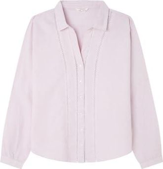 Springfield 3.fq. Blusa Cami Alg Raya Rosa Chemisier, Rose Clair, 40 Femme