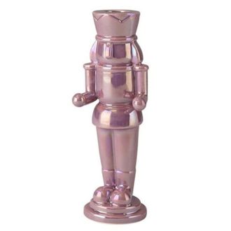 Giftcompany Schiaccianoci, Kerzenhalter, Nussknacker, H20,2cm, Rainbow violett, 7x20,2x6,3cm