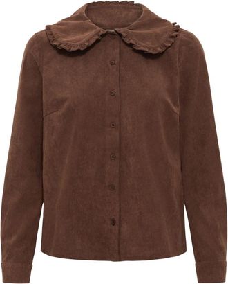 Kaffe Kasvaja Corduroy Shirt - - Blouses & Shirts - Damen - Braun - XS