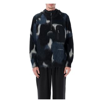 And Wander Mix Shaggy Knit Hoodie - - Sweatshirts & Hoodies - Herren - Mehrfarbig - S/M