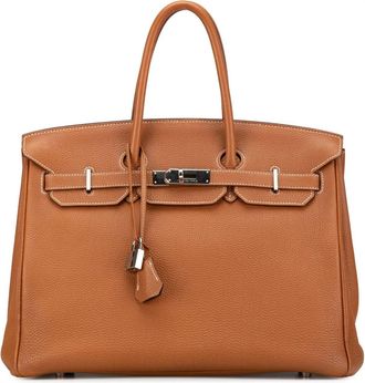 Hermès Crossbody Bags - Togo Birkin Retourne 35 - Gr. unisize - in Braun - für Damen