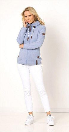 Ser Sweatjacke Sweatjacke Stehkragen W9900300S auch in großen Größen