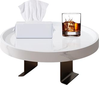 Generico Organizer mit Getränkehalter für Telefon, Getränke, Snack zu Hause, Schlafzimmer, Zimmer, Sessel, Couchtisch, Beistelltisch mit Getränkehalter