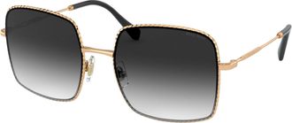 Miu Miu 0MU 61VS 56 7OE5D1 Sonnenbrille, Unisex-Erwachsene, mehrfarbig, Einheitsgröße