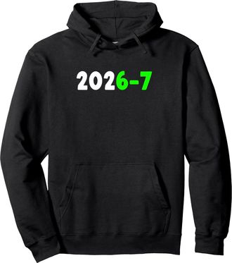 BDAZ Lustige 67 Neujahr 2026 Grafik Pullover Hoodie