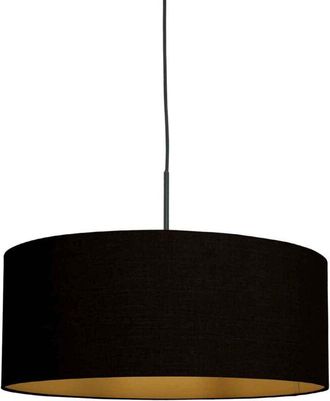 Steinhauer Hängeleuchte - Sparkled Light - schwarz - leinen - Steinhauer