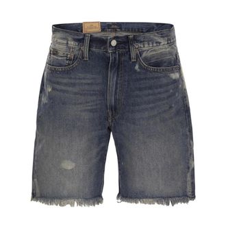Polo Ralph Lauren Homme, Shorts, Bleu, Taille: W32 Vintage Classic Fit Denim Shorts