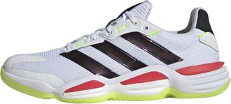 adidas Herren Stabil 16 Indoor Shoes Sportliche Schuhe, Cloud White/Aurora Met. / Aurora Plum, 42 2/3 EU