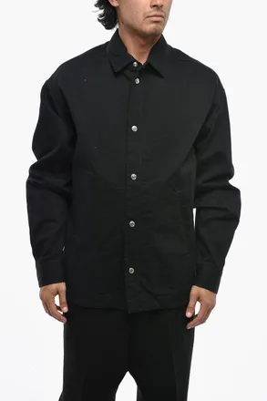 Dsquared2 ICON Dark-Wash Denim Jacket with Embossed Logo Dsquared2