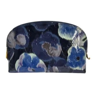 Louis Vuitton Pochette Vernis Ikat Flower Pre-owned - Femme - Pre-owned - Bleu - Taille: ONE Size