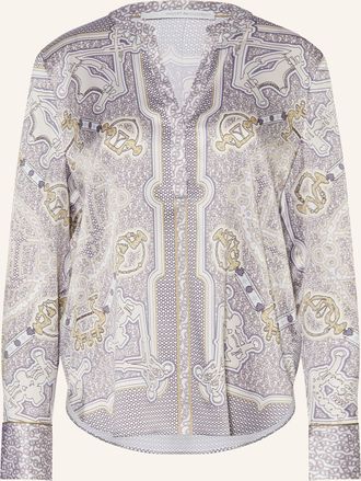 Herzen'sangelegenheit Herzens Angelegenheit Blusenshirt Aus Seide grau