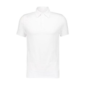 Majestic Filatures Bio-Baumwoll-Poloshirt - - Tops - Herren - Wei&szlig; - XL