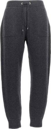 Brunello Cucinelli Femme, Pantalons, Noir, Taille: 36 FR Gymbottom Pantalons de survêtement