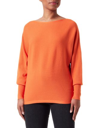s.Oliver Black Label s.Oliver Black Label Damen 2138909 Pullover mit Musterstruktur, ORANGE, 44
