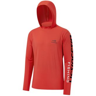 Bassdash Herren Kapuzenpullover Shirt Sonnenschutz UPF50+ UV Pullover Langarm Hoodie f&uuml;r Angeln Rash Guard
