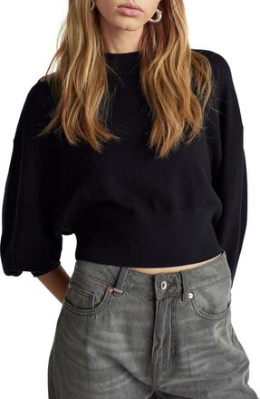 Benetton Damen Maglia Lupetto M/L 1y6sd2041 Pullover, Schwarz, S