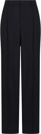 Pantaloni Torino Femme, Pantalons, Noir, Taille: 40 FR Pantalon Large