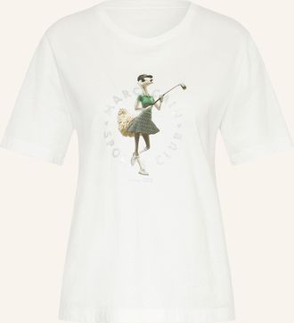 Marc Cain T-Shirt Mit Schmucksteinen weiss