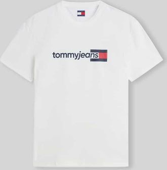 Tommy Jeans Regular Fit T-Shirt aus reiner Baumwolle