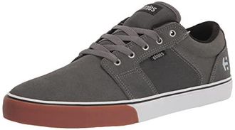 Etnies Homme Barge Ls Chaussure de Skate, Gomme Blanche Gris foncé, 41.5 EU