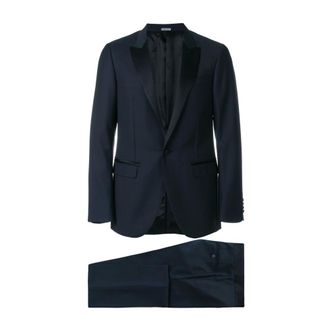 Lanvin Homme, Costumes, Bleu, Taille: M Costume de Soir&eacute;e Deux Pi&egrave;ces